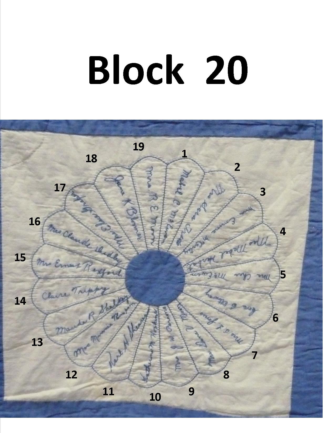 Block 20 - First United Methodist Church of Westfield, NY